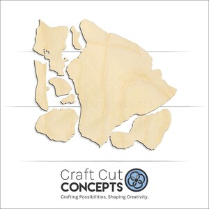 Hawaiian Island SET - Laser Cut Unfinished Wood Cutout Craft Shapes - Etsy