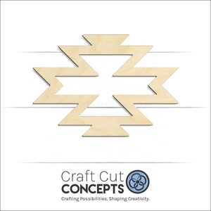 Native American Western - Laser Cut Unfinished Wood Cutout Craft Shapes ...