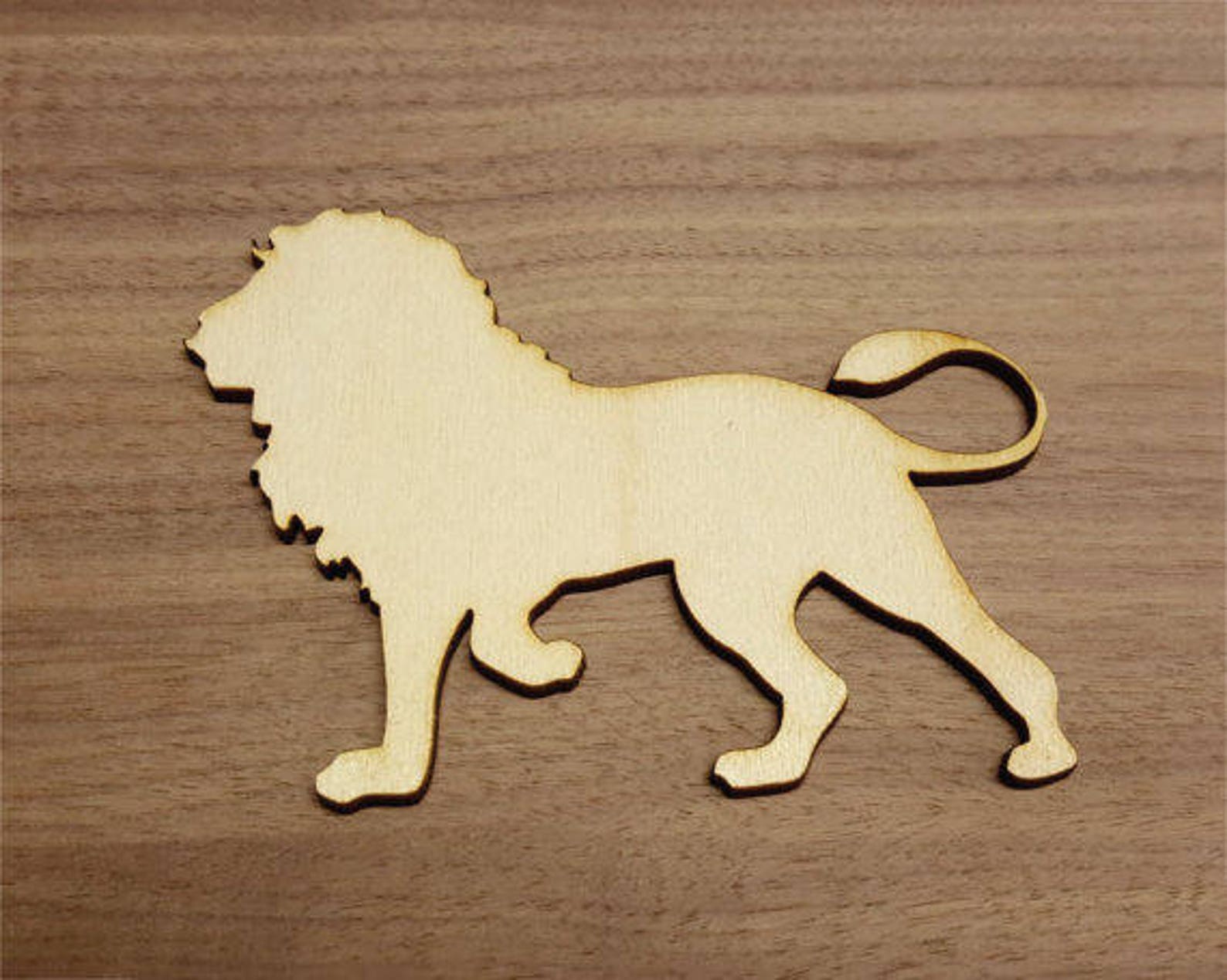 African Lion Shape African Wildlife Large & Small Pick - Etsy.de