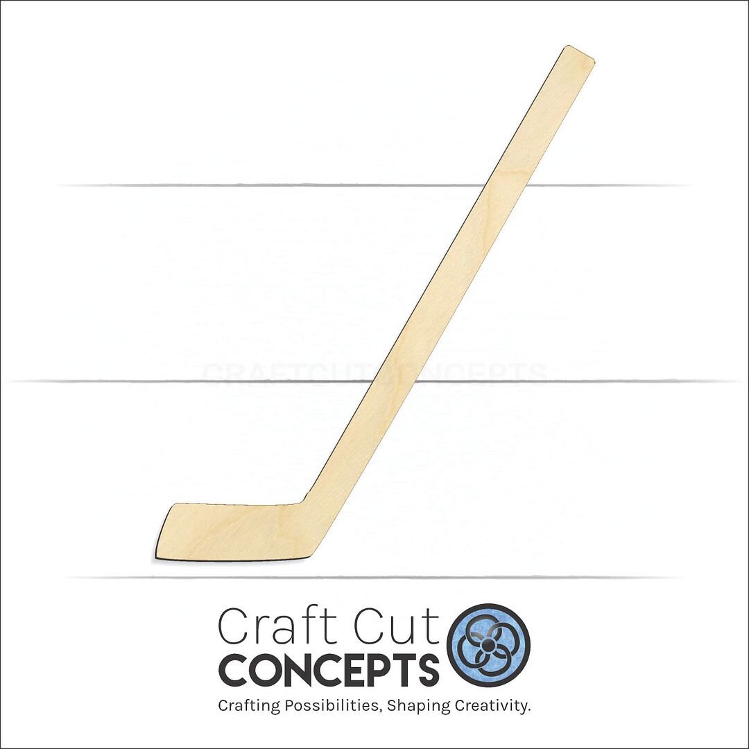 Hockey Stick - Laser Cut Unfinished Wood Cutout Craft Shapes - Etsy
