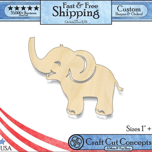 Elephant Cut Outs - Etsy