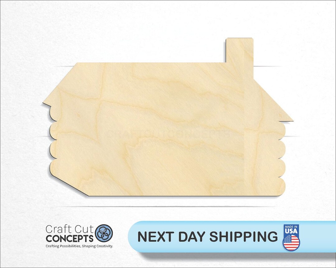 Log House Cabin - Laser Cut Unfinished Wood Cutout Craft Shapes - Etsy