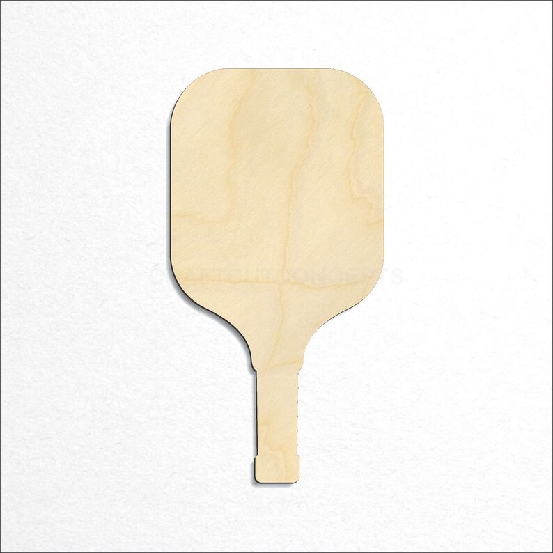 Pickle Ball Paddle - Laser Cut Unfinished Wood Cutout Craft Shapes - Etsy