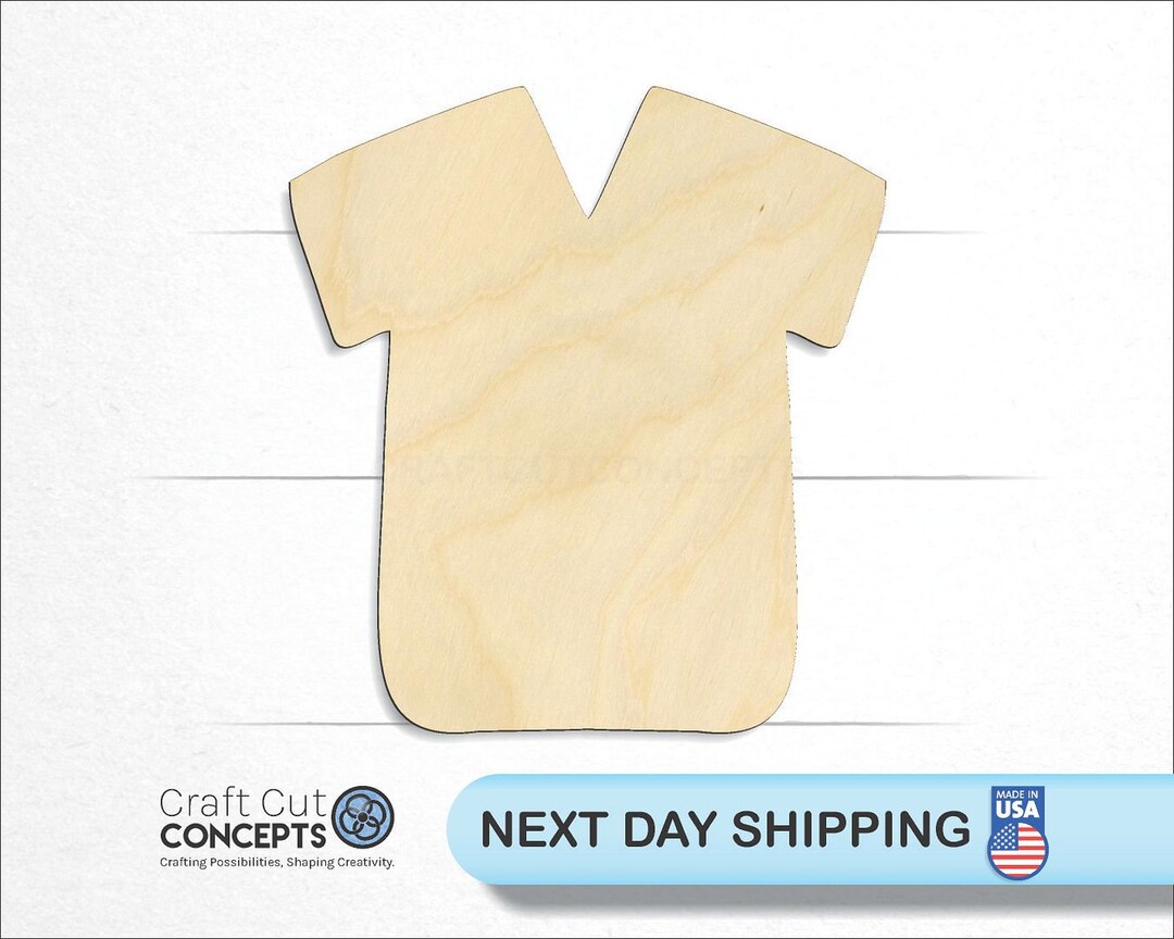 Scrub Uniform Shirt - Laser Cut Unfinished Wood Cutout Craft Shapes - Etsy