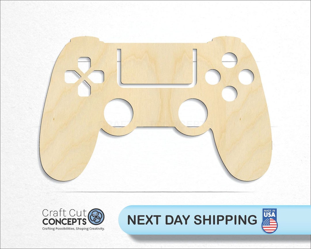 Game Controller - Laser Cut Unfinished Wood Cutout Craft Shapes - Etsy