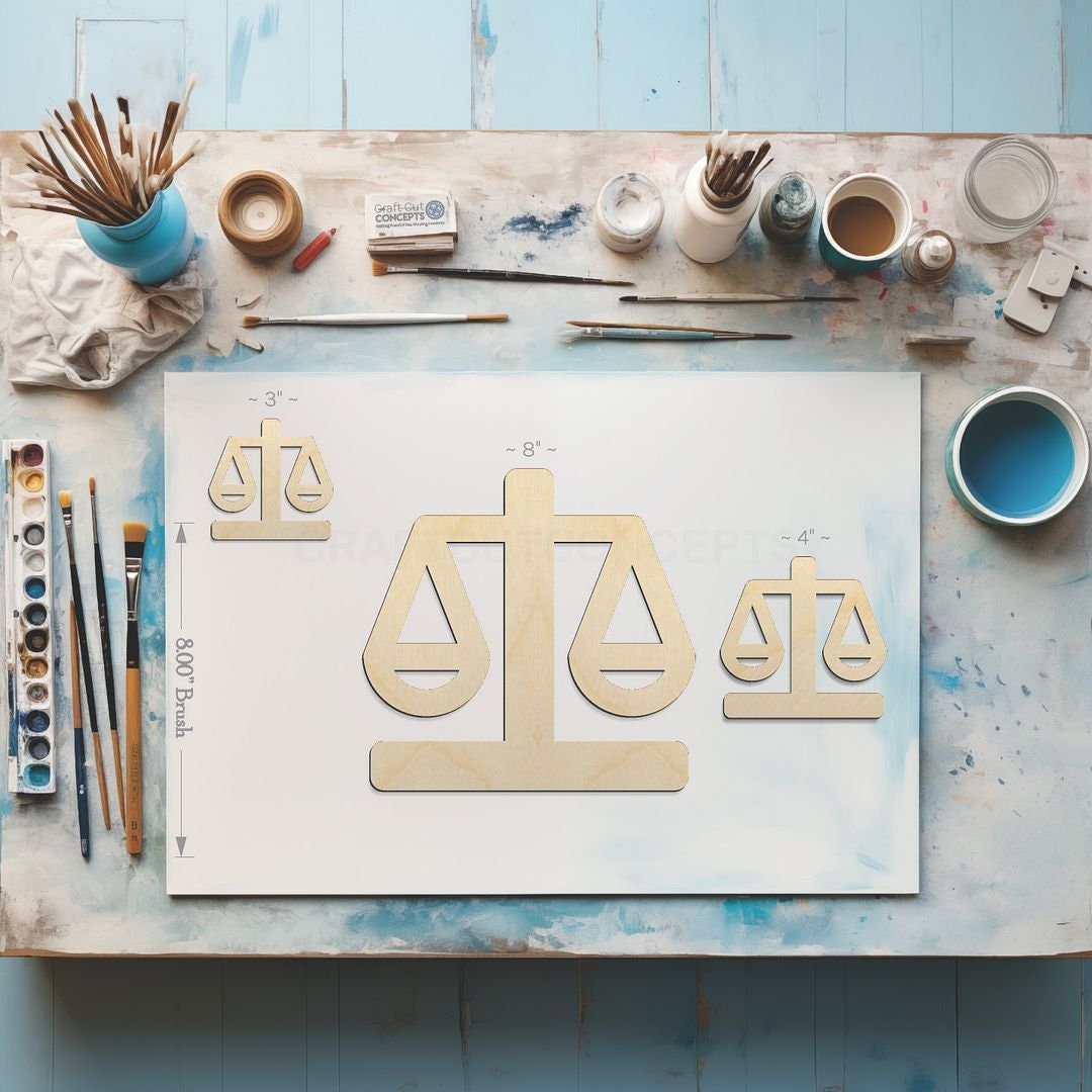 Legal Scale - Laser Cut Unfinished Wood Cutout Craft Shapes - Etsy