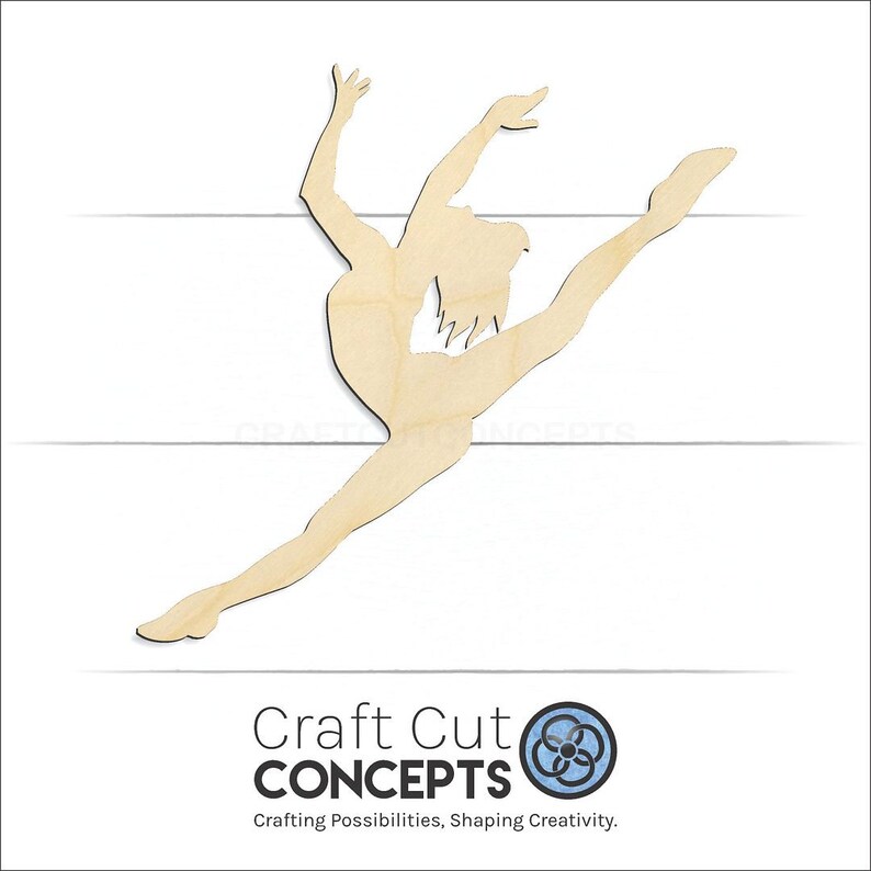 Female Dancer - Laser Cut Unfinished Wood Cutout Craft Shapes - Etsy