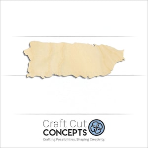 Puerto Rico - Laser Cut Unfinished Wood Cutout Craft Shapes - Etsy