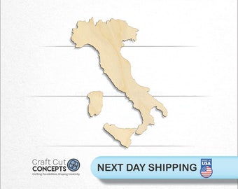 Italy multiple Sizes-cutouts Wood Craft Supply-sanded on Both Sides - Etsy