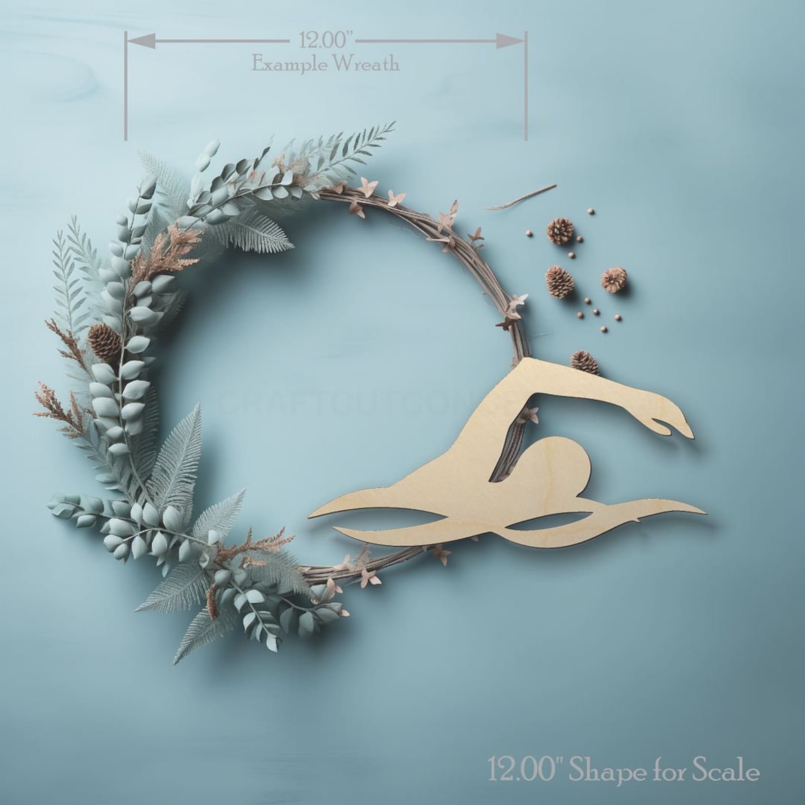 Swimmer - Laser Cut Unfinished Wood Cutout Craft Shapes - Etsy