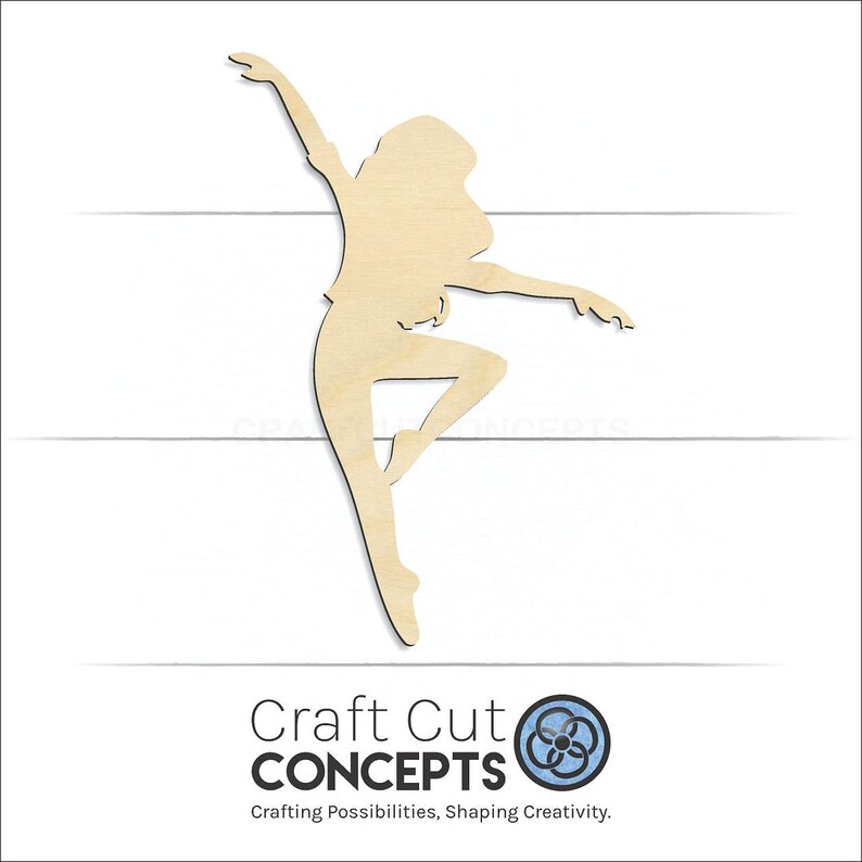 Female Dancer - Laser Cut Unfinished Wood Cutout Craft Shapes - Etsy