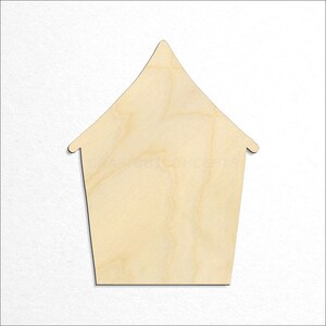 Bird House - Laser Cut Unfinished Wood Cutout Craft Shapes - Etsy
