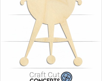 Grill Cutouts Grill Wood Cutout Grill Utensil Cutout - Etsy