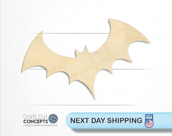 Smooth Laser Cut Bat Shape Set 5 - Unfinished Cutout - Many Sizes ...