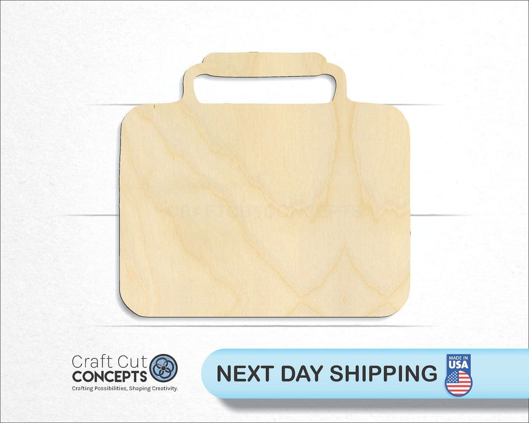Lunch Box - Laser Cut Unfinished Wood Cutout Craft Shapes - Etsy