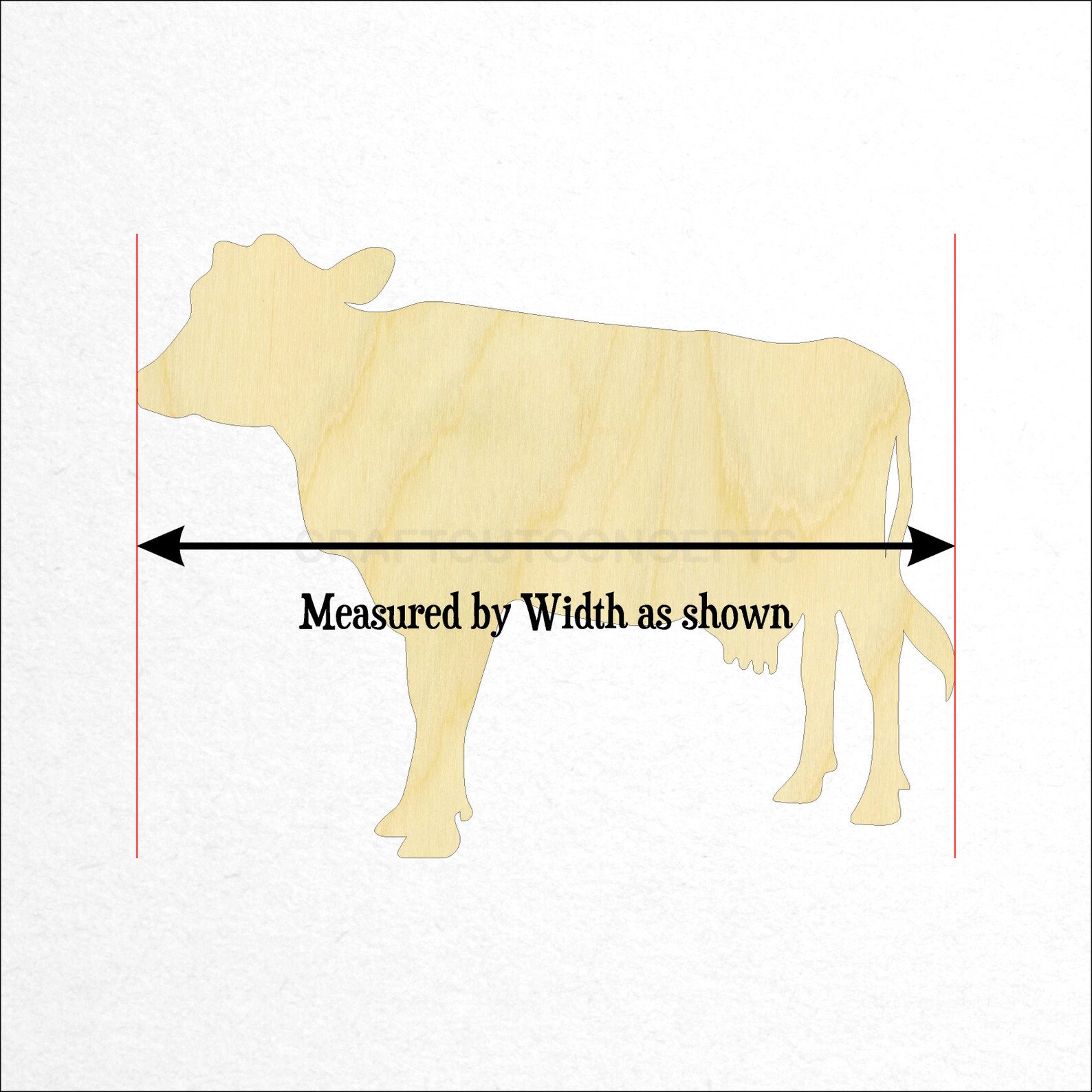 Cow Calf Shape Farm Animals Large & Small Pick Size - Etsy