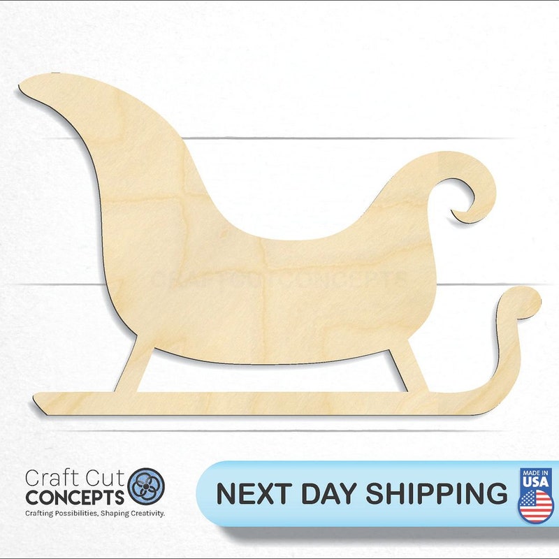 Santa Sleigh Cutout Patterns - Etsy
