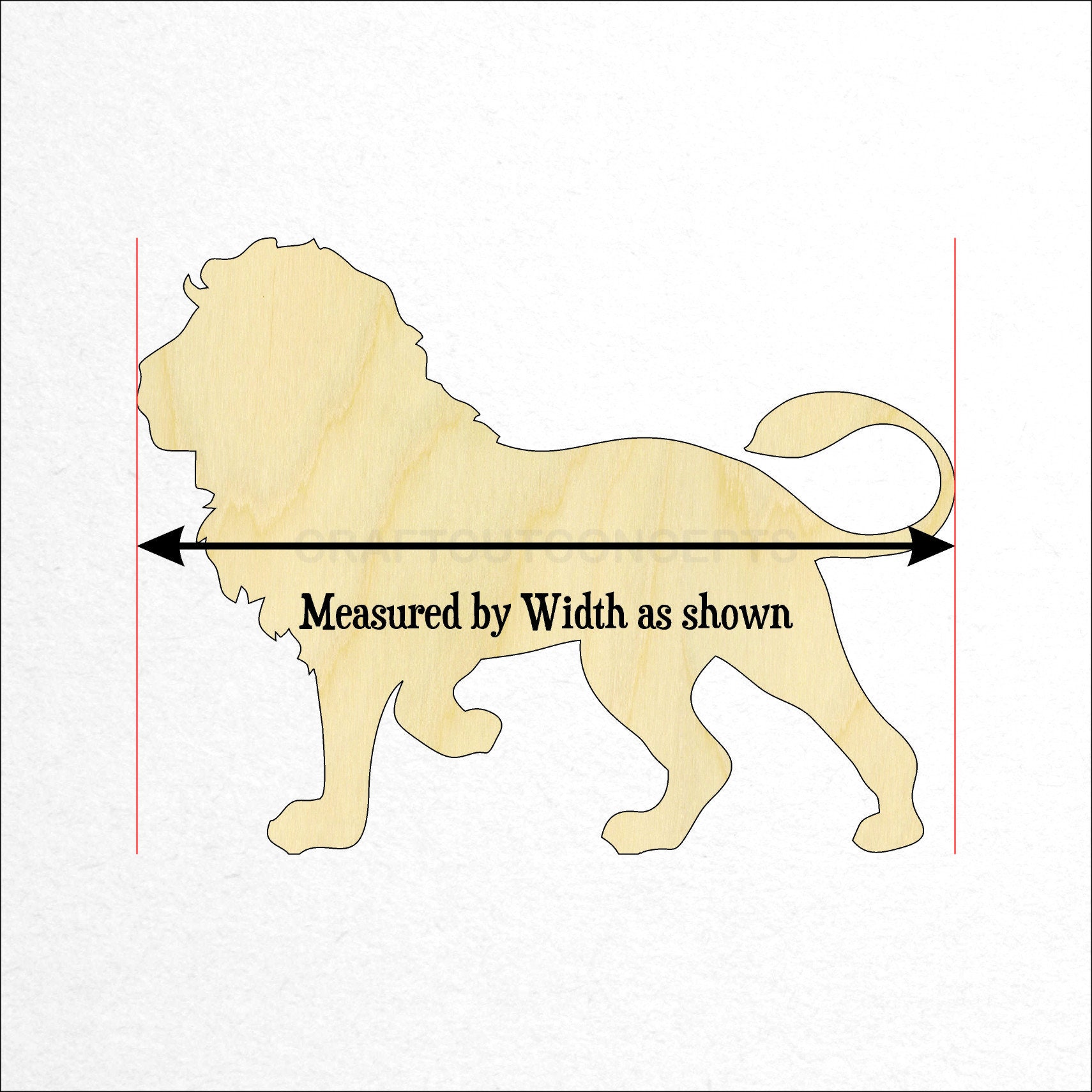 African Lion Shape African Wildlife Large & Small Pick | Etsy