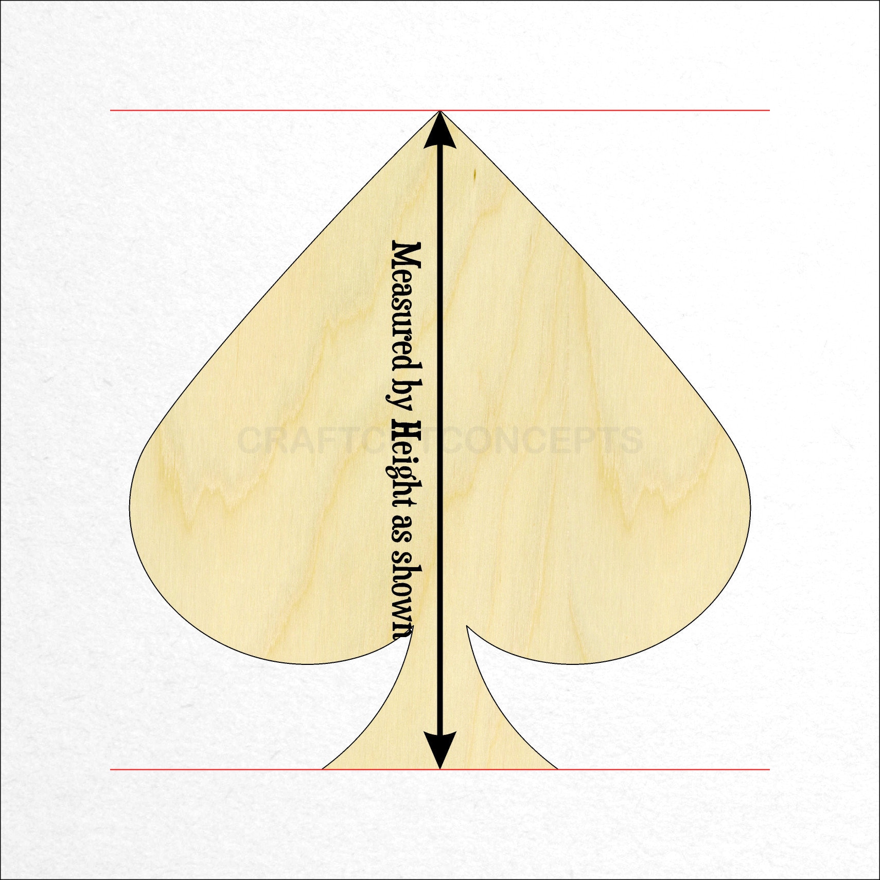 Playing Card Spade Shape Large & Small Pick Size | Etsy