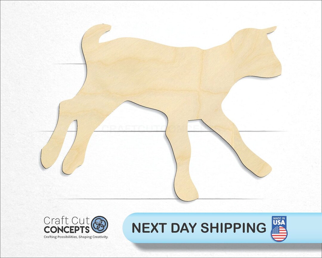 Baby Nigerian Goat - Laser Cut Unfinished Wood Cutout Craft Shapes - Etsy