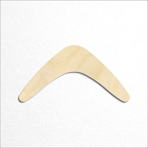 Boomerang Shape - Laser Cut Unfinished Wood Cutout Craft Shapes - Etsy