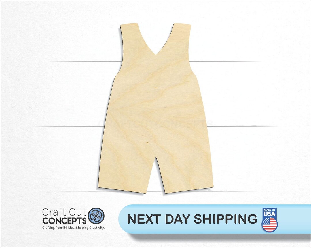 Overalls - Laser Cut Unfinished Wood Cutout Craft Shapes - Etsy