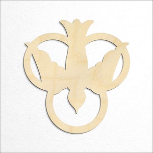 Trinity Dove Holy Spirit Religious - Laser Cut Unfinished Wood Cutout ...