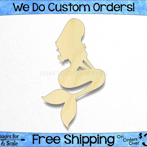 Wood Mermaid - Etsy
