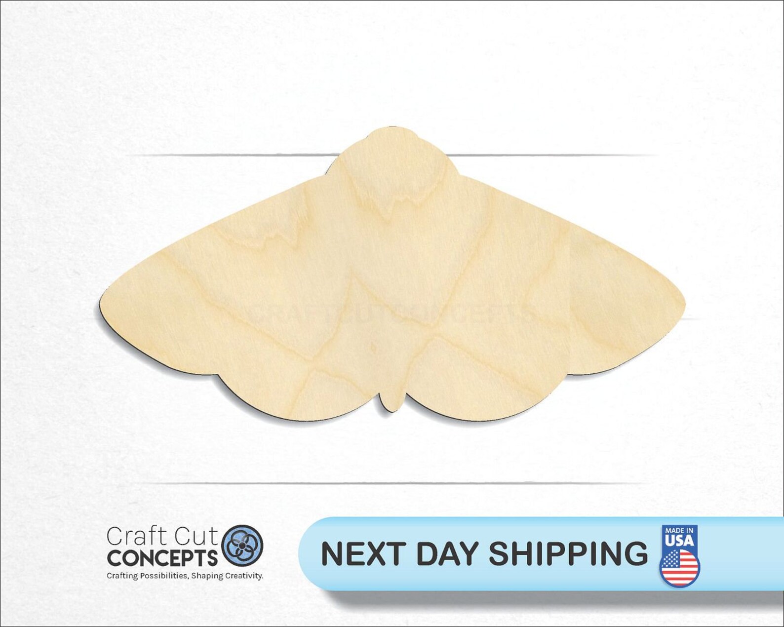 Resting Moth - Laser Cut Unfinished Wood Cutout Craft Shapes - Etsy