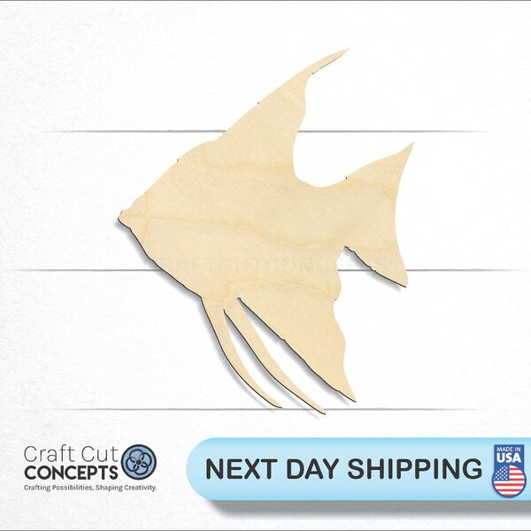 Wood Angel Fish - Etsy