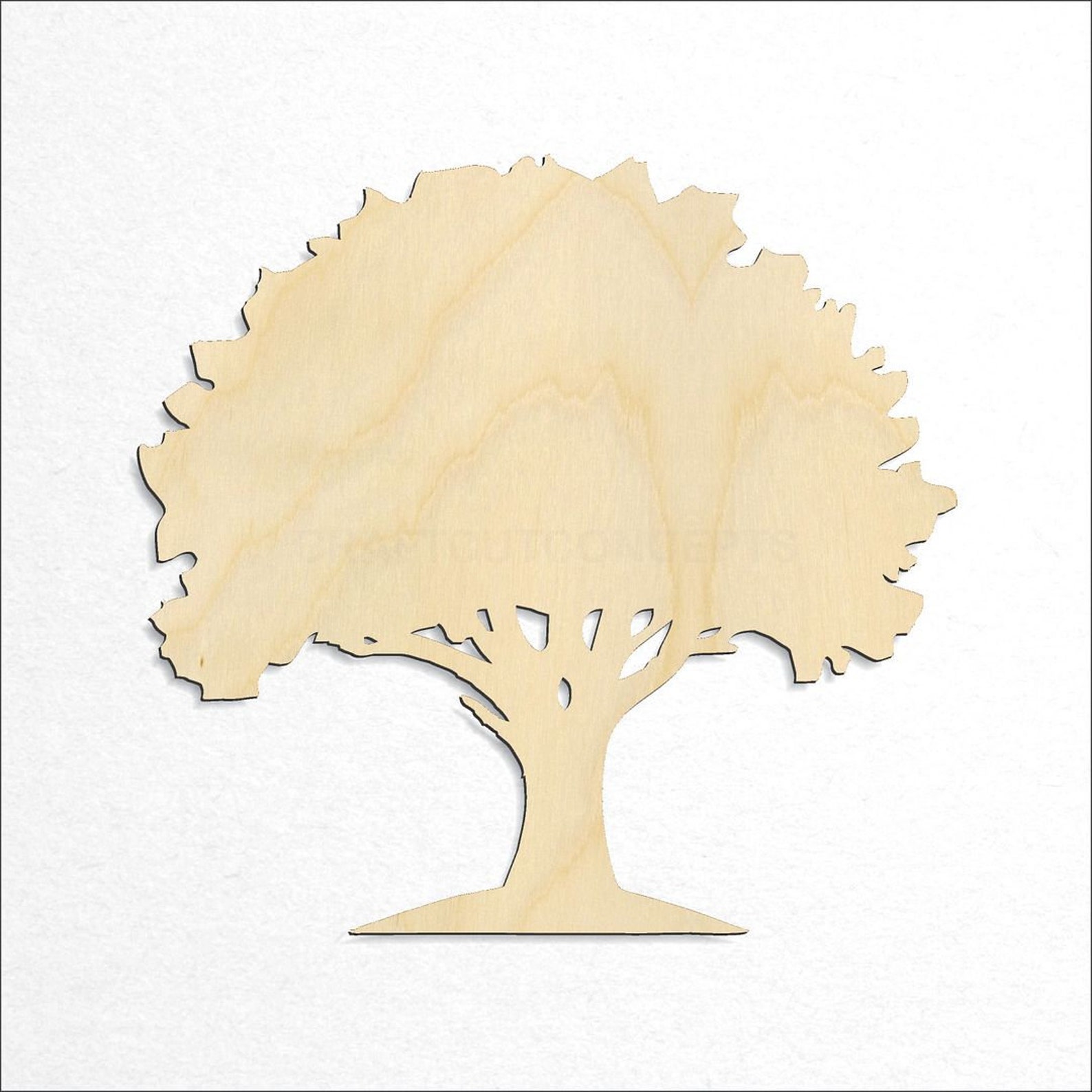 Oak Tree - Laser Cut Unfinished Wood Cutout Craft Shapes - Etsy