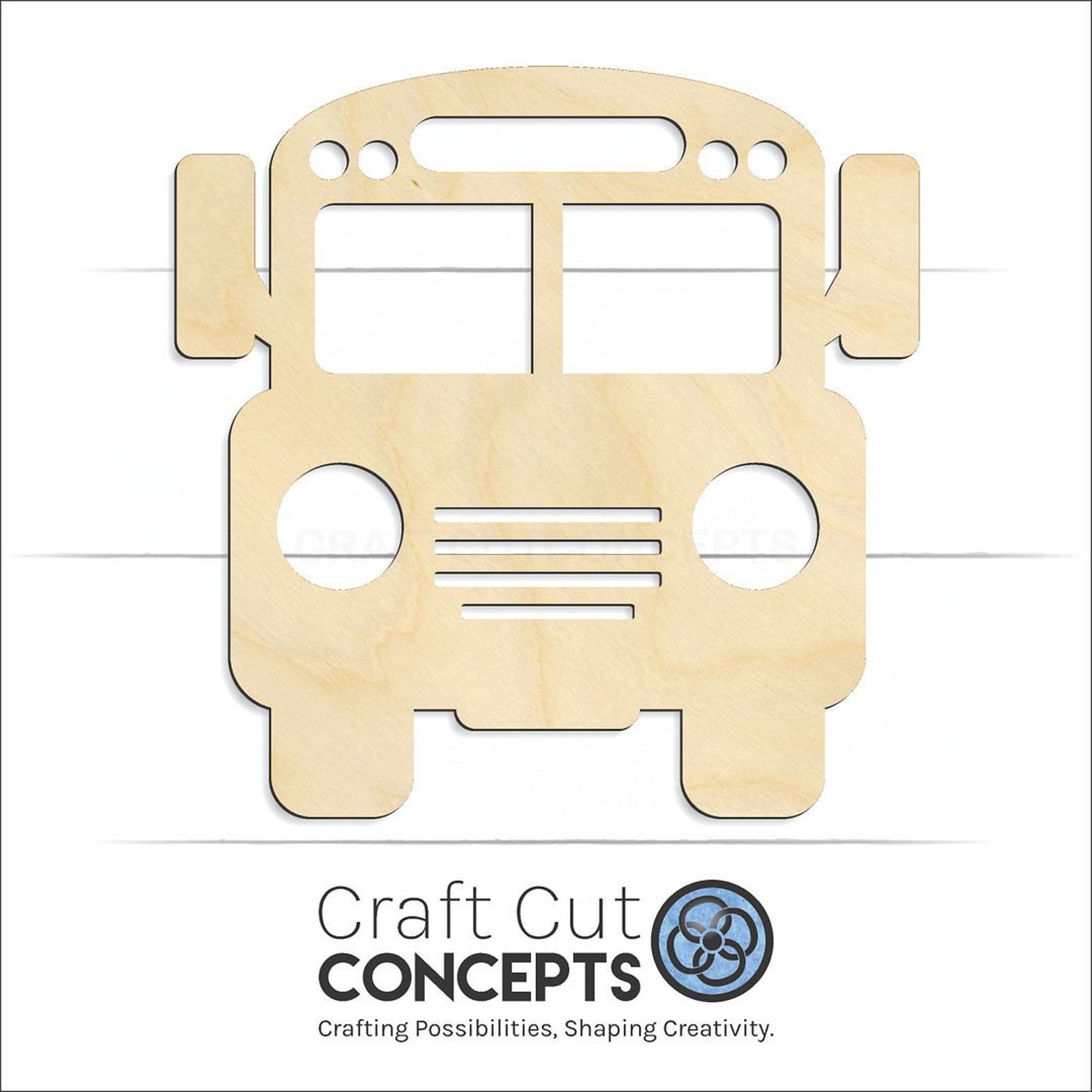 School Bus - Laser Cut Unfinished Wood Cutout Craft Shapes - Etsy