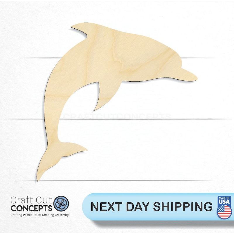 Wooden Laser Cut Dolphin - Etsy