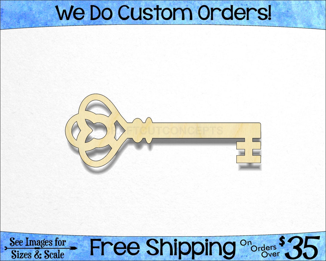 Skeleton Key Shape 2 Large & Small Pick Size - Etsy