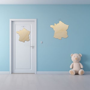 France - Laser Cut Unfinished Wood Cutout Craft Shapes - Etsy