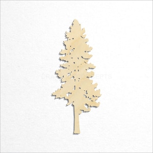 Ponderosa Pine Tree - Laser Cut Unfinished Wood Cutout Craft Shapes - Etsy