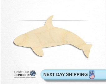 Orca Killer Whale Laser Cut Out Unfinished Wood Shape Craft Supply - Etsy
