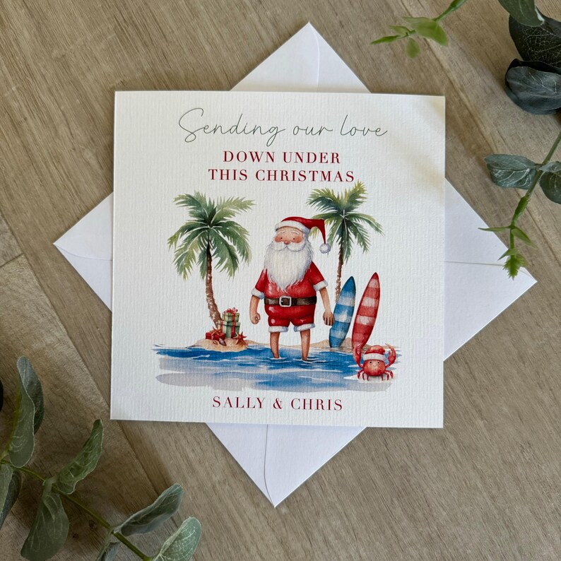 Christmas Card to Australia,new Zealand, Pacific Islands - Wishes to ...