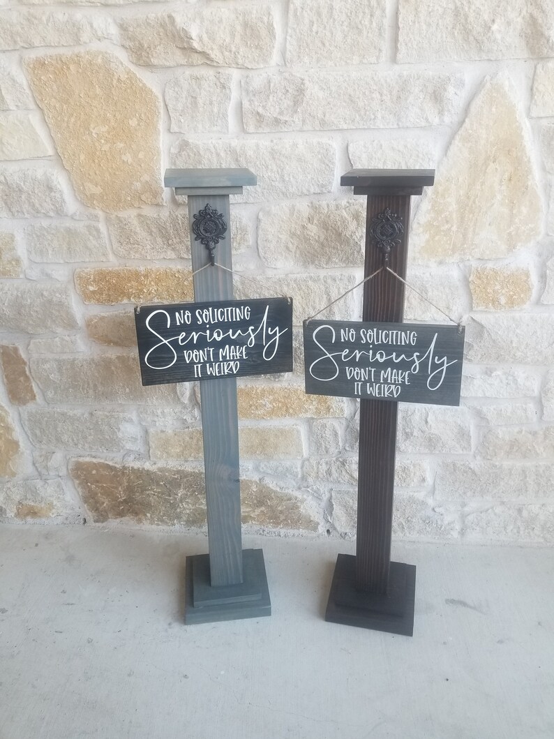 Tall Sign Post sign holder 4 foot tall wood sign post with | Etsy