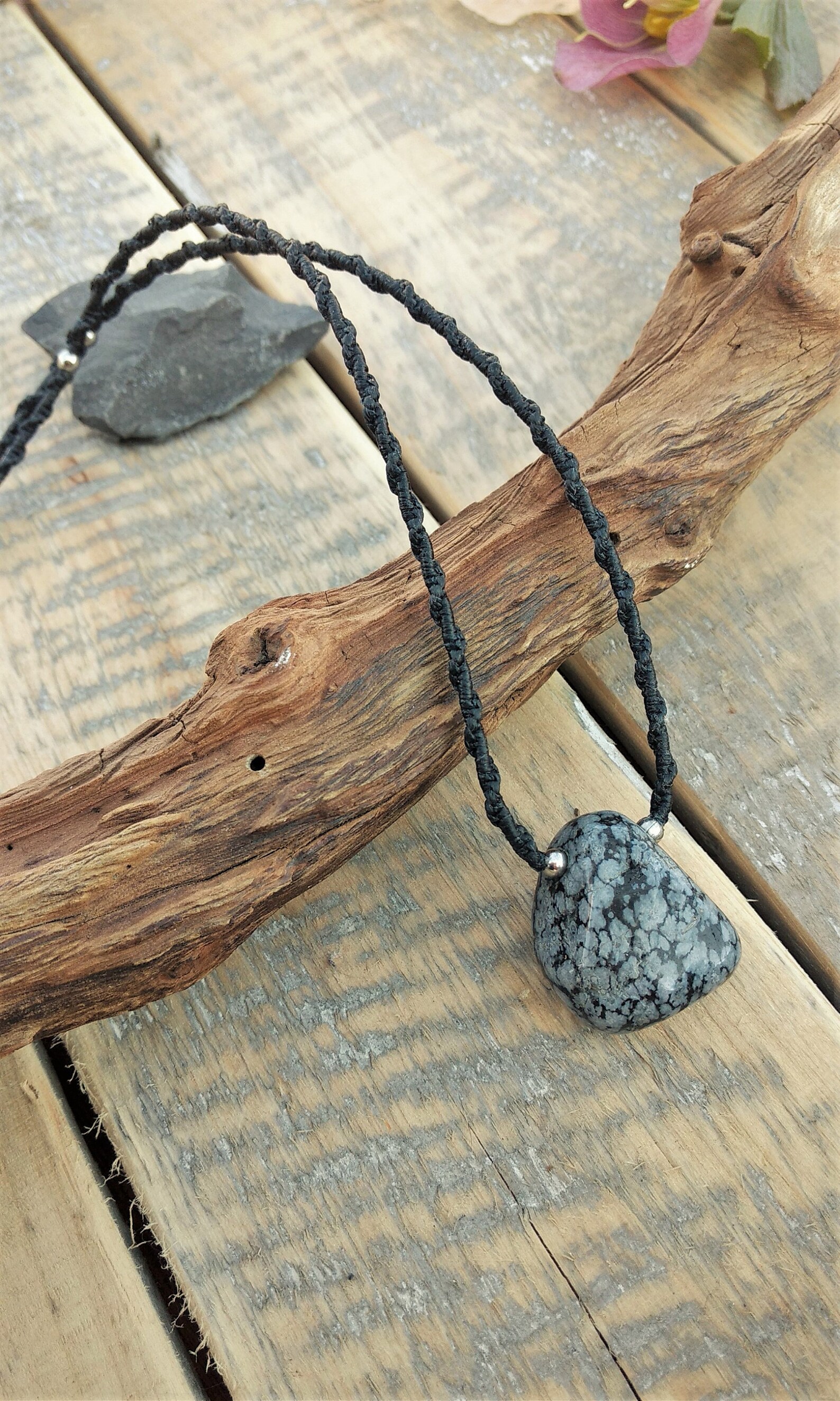 Obsidian Chain / Stone Jewellery / Obsidian Jewellery / - Etsy 日本