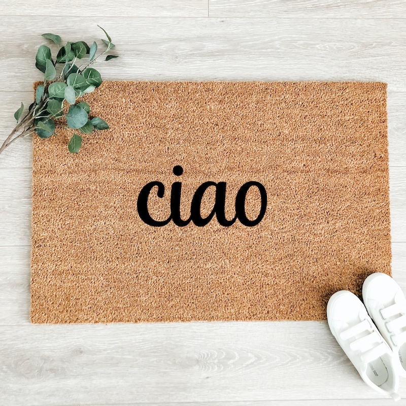 Ciao Doormat - Etsy