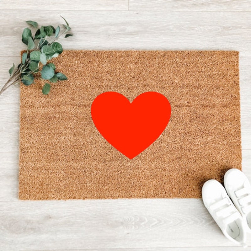 Heart Doormat - Etsy