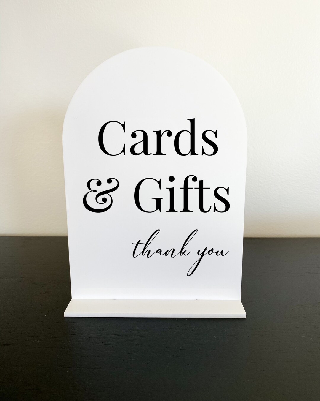 Acrylic Wedding Cards and Gifts Sign | Wedding Gift Sign | Modern ...