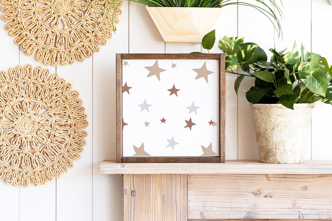 Stars Wood Sign Kids Wood Sign Kids Bedroom Decor Bedroom Signs Kids ...