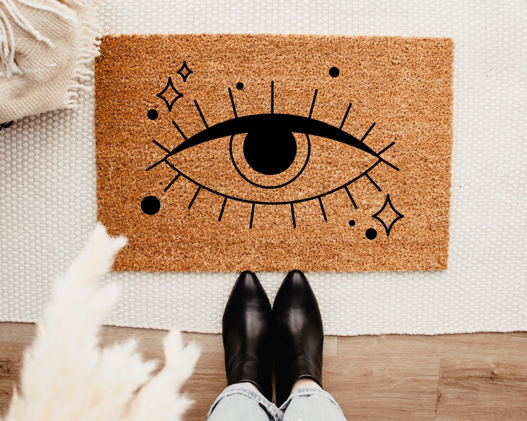 Mystic Eye Doormat - Evil Eye Decor - Summer Doormat - Summer Decor ...