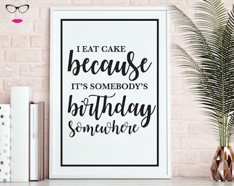 Cake quote | Etsy