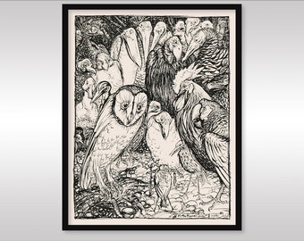 Arthur Rackham Print | Etsy UK