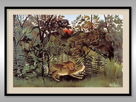 Henri Rousseau Lion