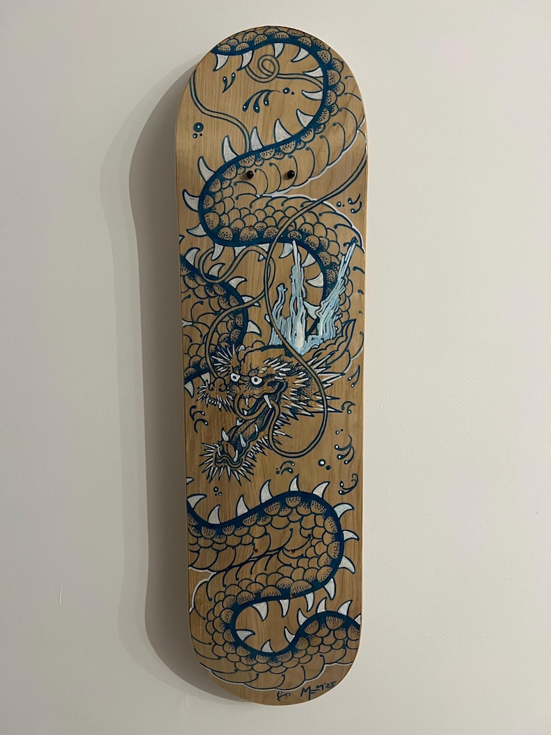 Chinese Dragon Skate Deck - Etsy