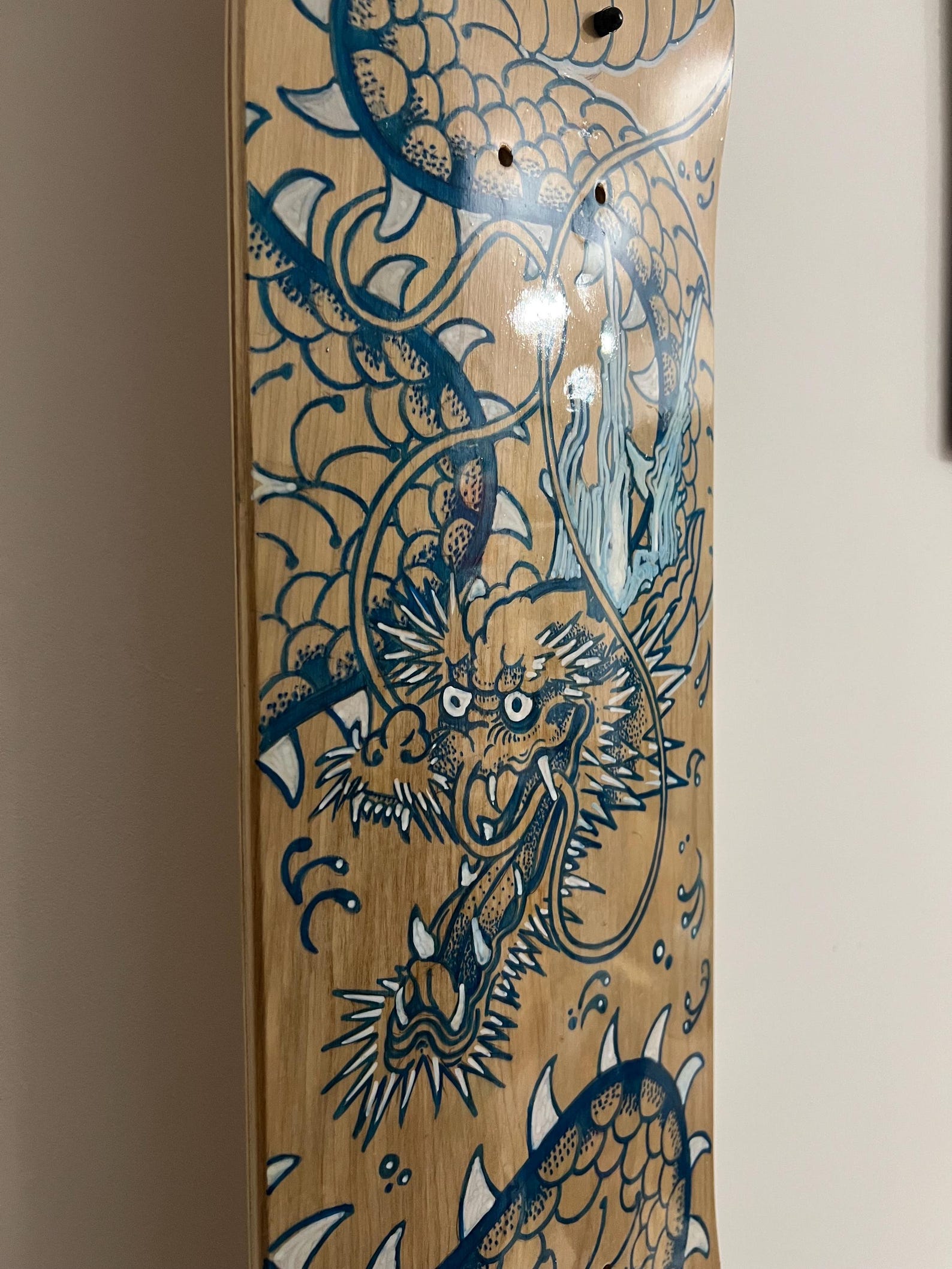 Chinese Dragon Skate Deck - Etsy